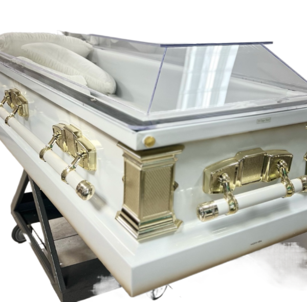 Clarity Casket Pink and Pink - Casket Emporium