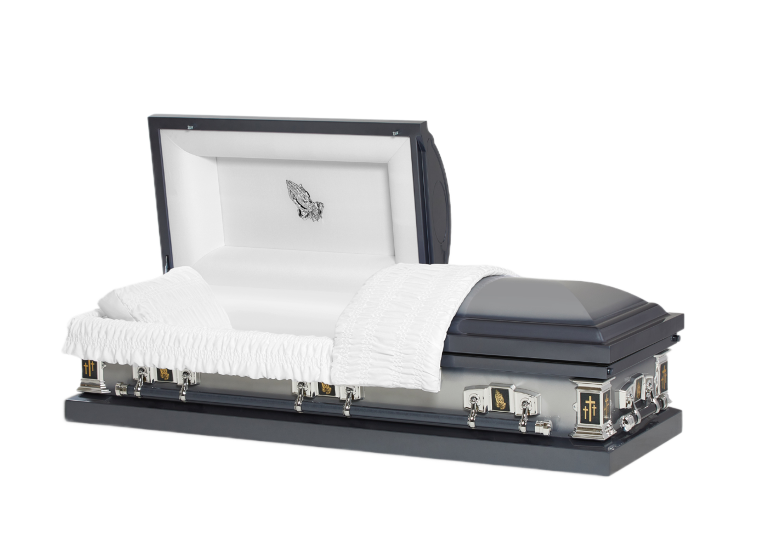 Jupiter Series Blue Cross | Religious Caskets at Affordable Prices